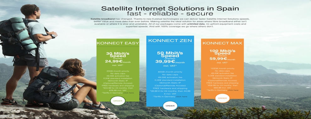 Satellite Internet Solutions - fast, stable, reliable and affordable